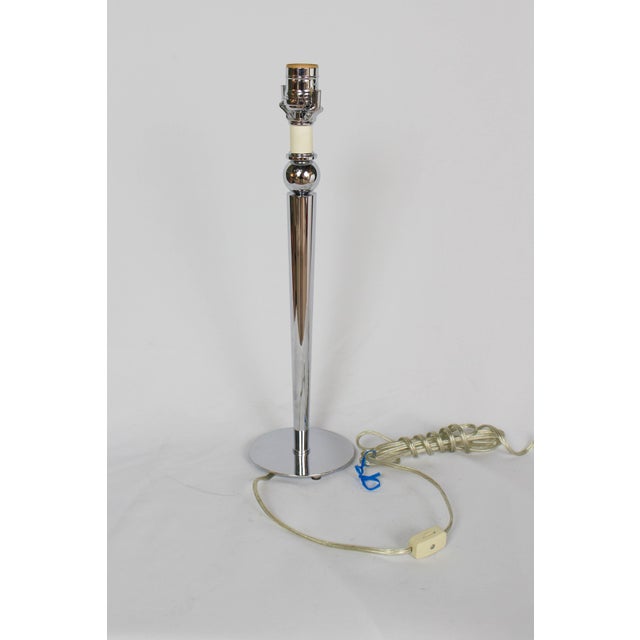 Custom Chrome Table Lamp | Chairish