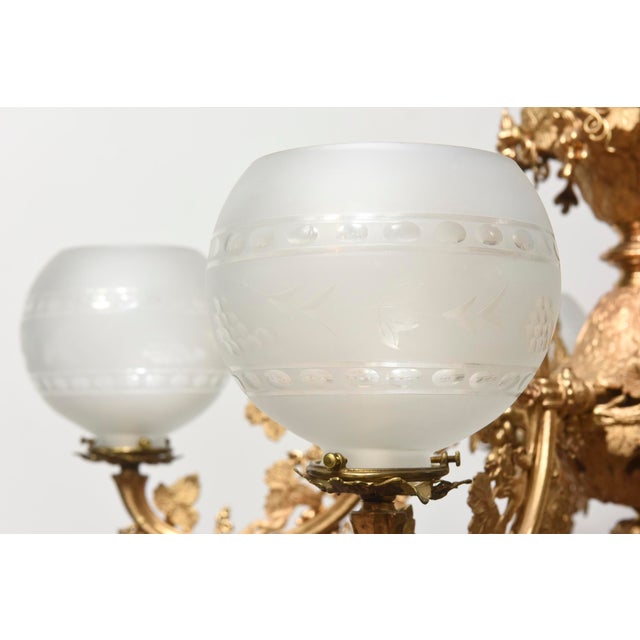 Henry Hooper Gilt Bronze Rococo Revival Chandelier | Chairish