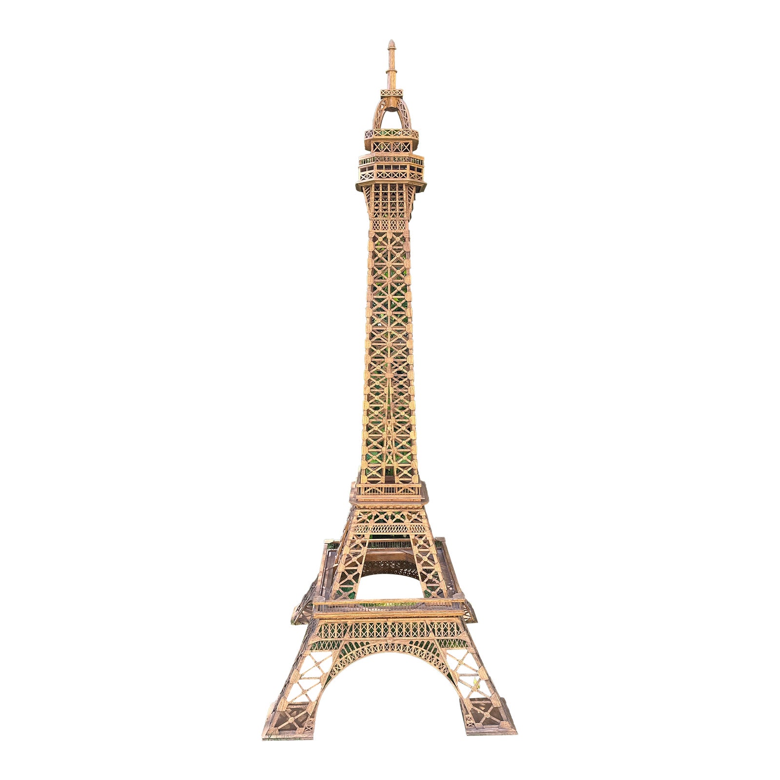 Wooden Decorative Eiffel Tower Architectural Model by Restoration ...