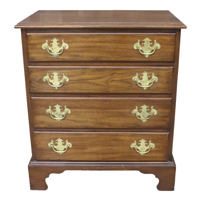 Henkel Harris Walnut Bachelor's Chest | Chairish