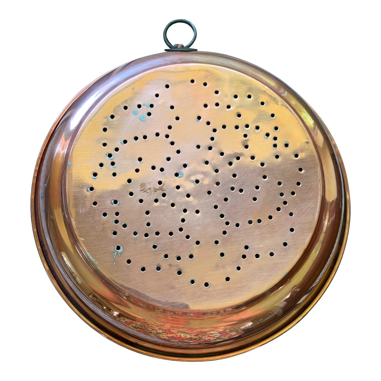 Antique French Copper Strainer | Chairish