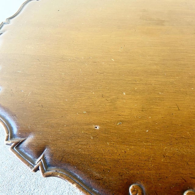 Antique English Pie Crust Table | Chairish