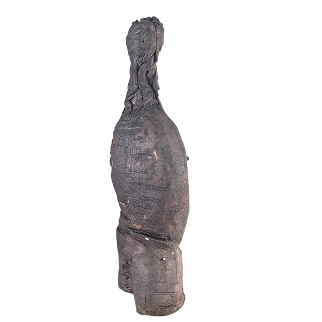 Claude Horan Hawaiian Female Sculpture Signed 14" | Chairish