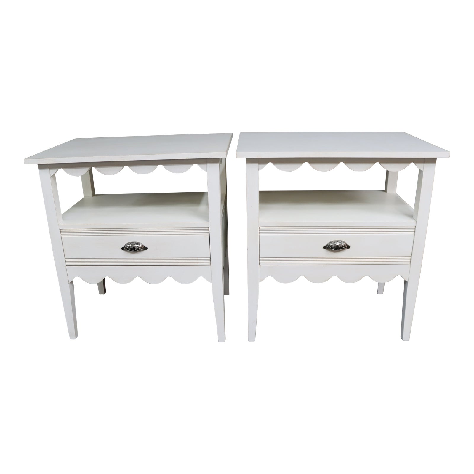 Cottage Style Lane Nightstands/Pair | Chairish
