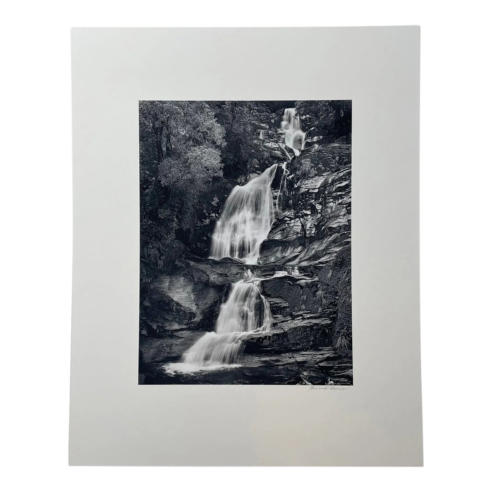 Original Howard Bond 'Depot Creek Falls Mt Aspiring Park New Zealand ...