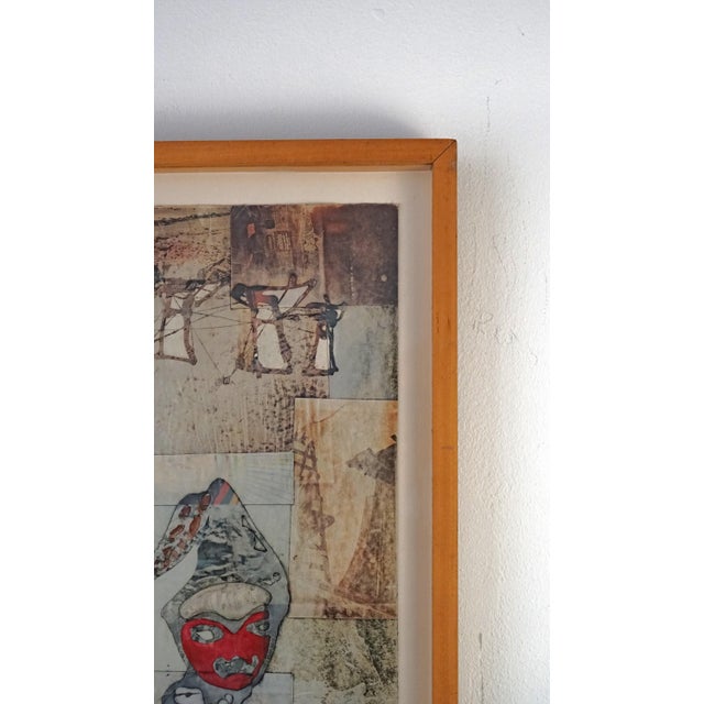 Ron F. Linder Abstract Painting & Collage, Paleo Series: Maturation ...