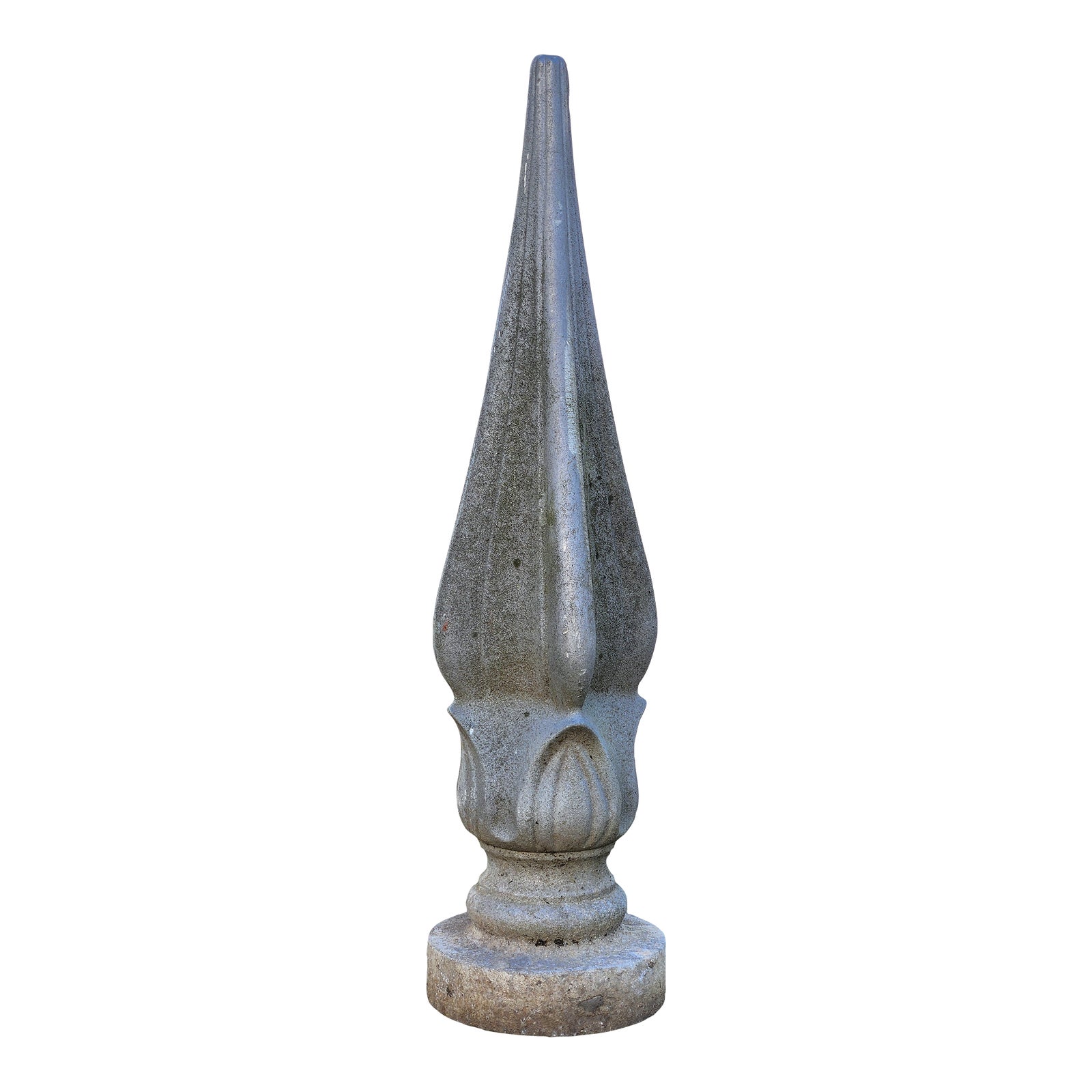 Vintage Cement Garden Finial | Chairish