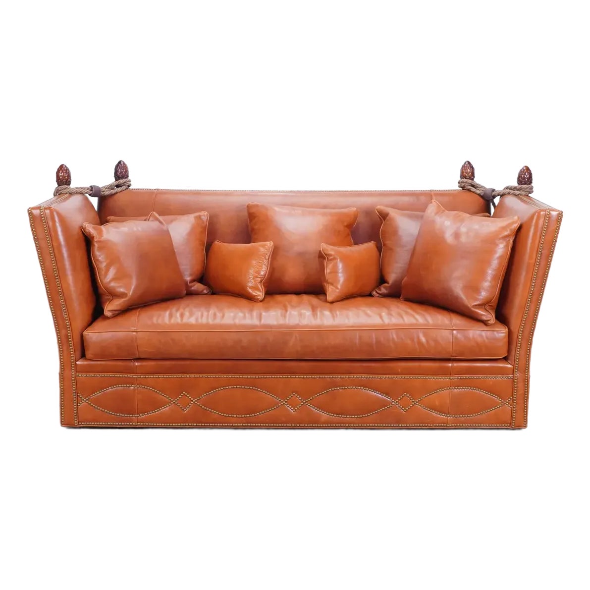 Ebanista Carpello II Handcrafted Leather Sofa | Chairish