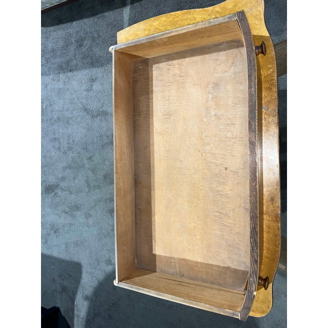 1910s Antique Birdseye Maple Wood Washstand | Chairish