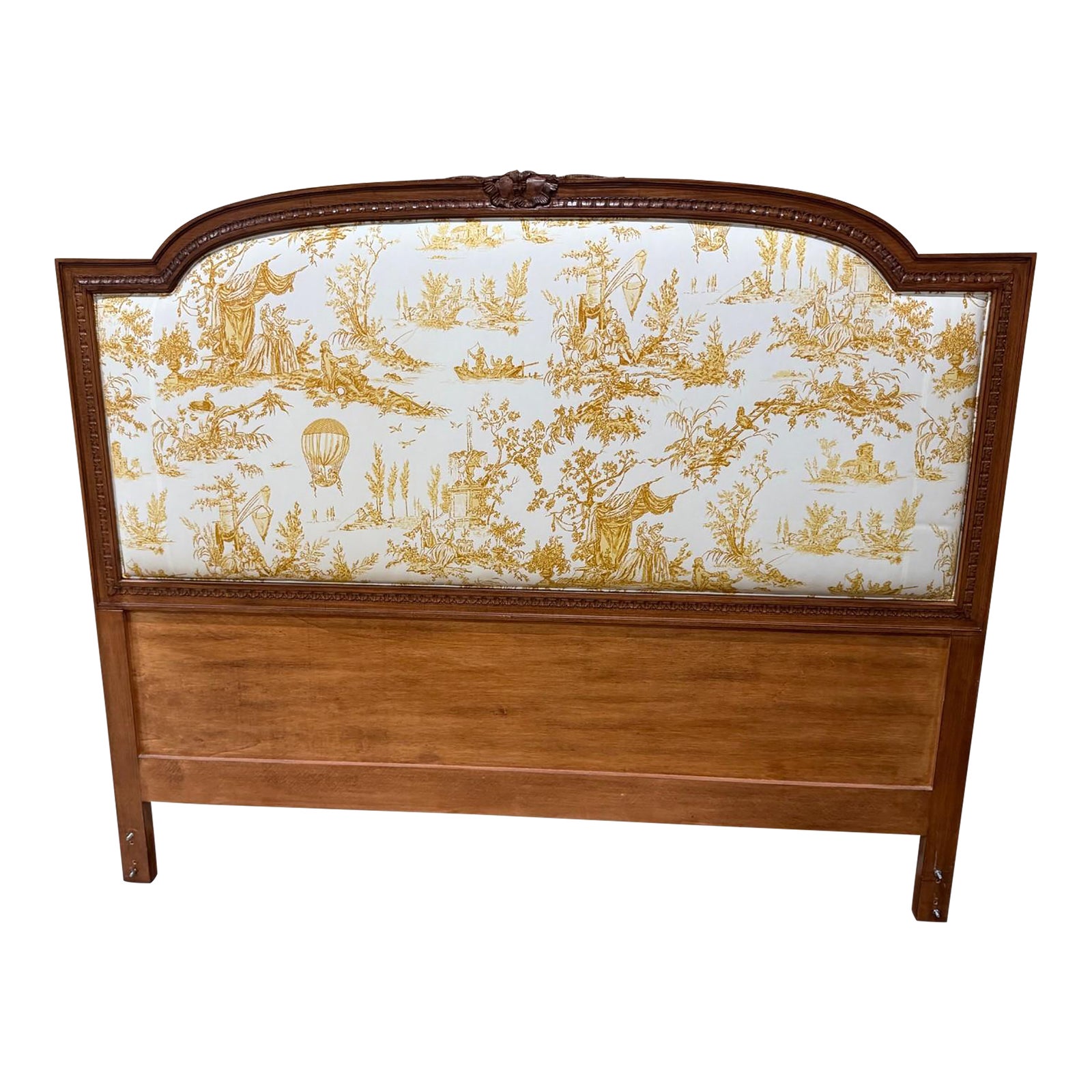 Early 20th Century Vintage Full-Size Headboard in A. L. Diament & Co ...