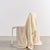 Butterscotch White Plush Merino Throw | Chairish