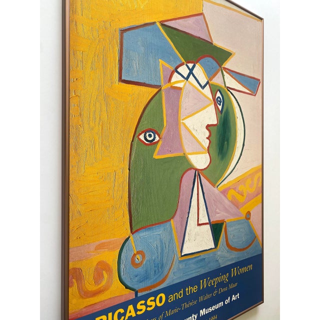 Pablo Picasso Vintage 1994 Cubist Lithograph Print Framed Large Museum ...