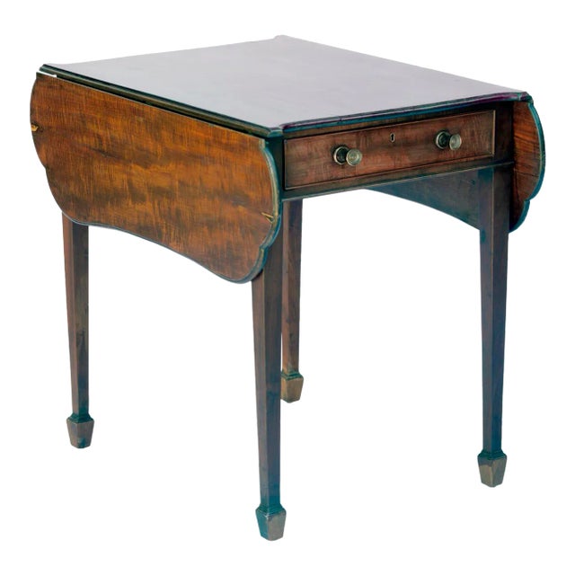 Early 19th Century Drop Leaf Table 1 Drawer | Chairish