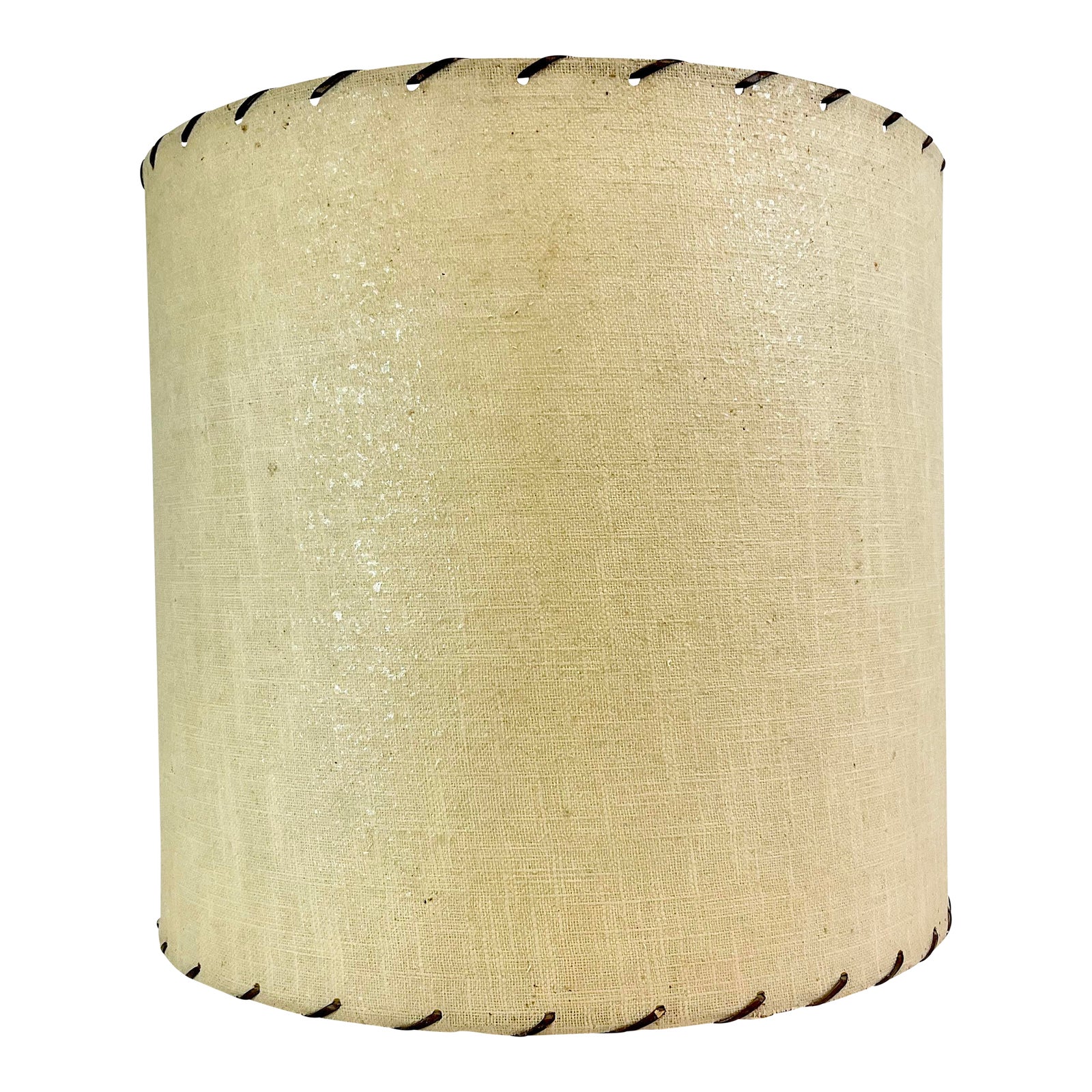 1940s Boho Chic Arts & Crafts Fiberglass Lamp Shade. | Chairish