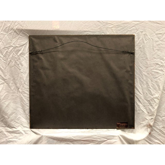 Vintage Lithograph of Three Geese Walking in the Snow, Brown Framed ...