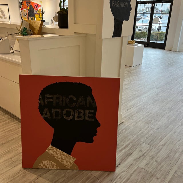 "African Adobe Ancient Modern" Contemporary Original Abstract Portrait ...