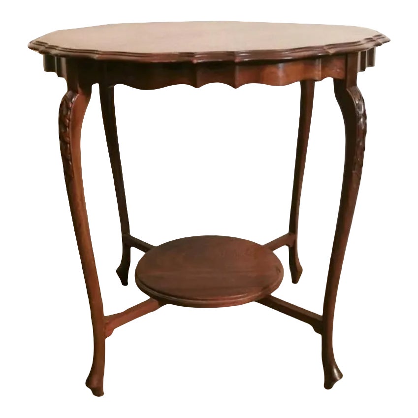 Chippendale Style Tea Table England 1910 | Chairish