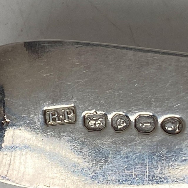 1824 English Richard Poulden Georgian Sterling Silver Serving Spoon ...