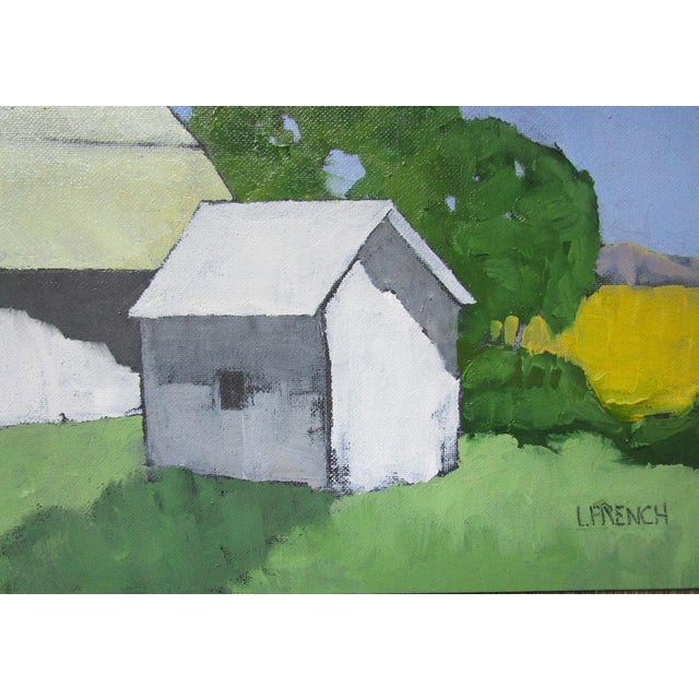 California Farm Barn Art Lynne French Landscape Oil Painting 11x14 ...