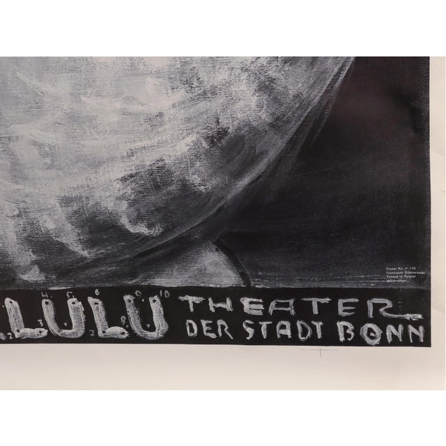 1980 Original Polish Opera Poster - Alban Berg, Lulu (Opera) | Chairish
