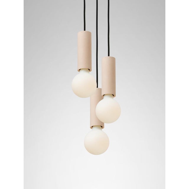Ila Trio Lamp in Peach by Plato Design | Chairish