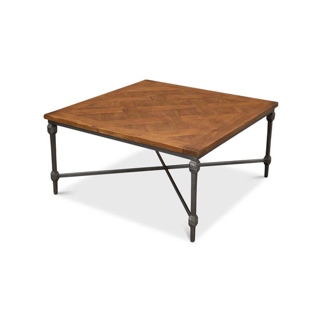 Heritage Parquet Coffee Table | Chairish