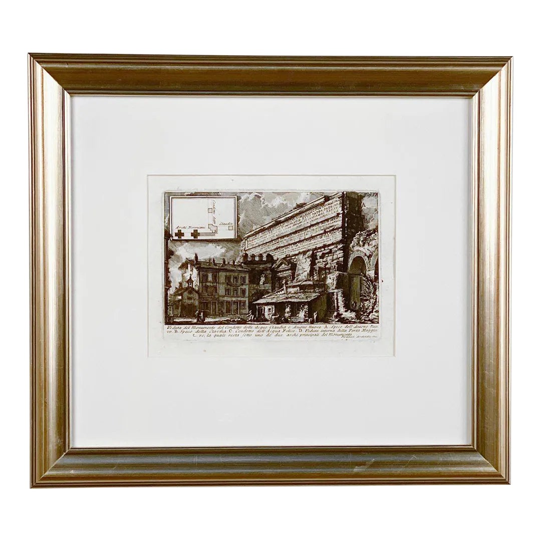 Piranesi of Ancient Roman Objects, Circa 1720 | Chairish