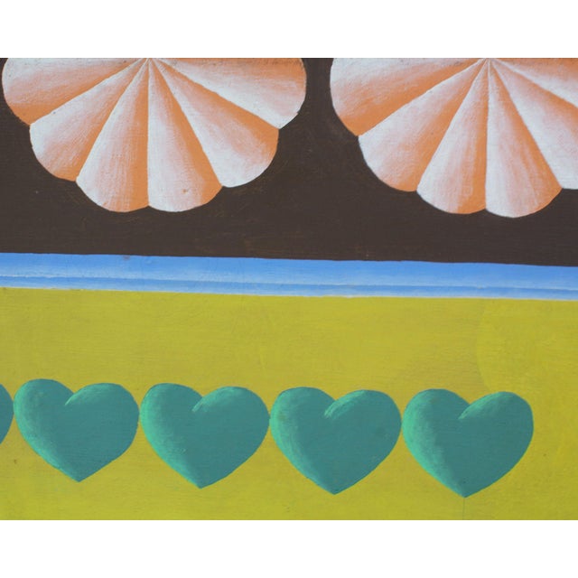 1968 “Interstate Fabrications” Abstract Oil on Canvas Painting Signed ...