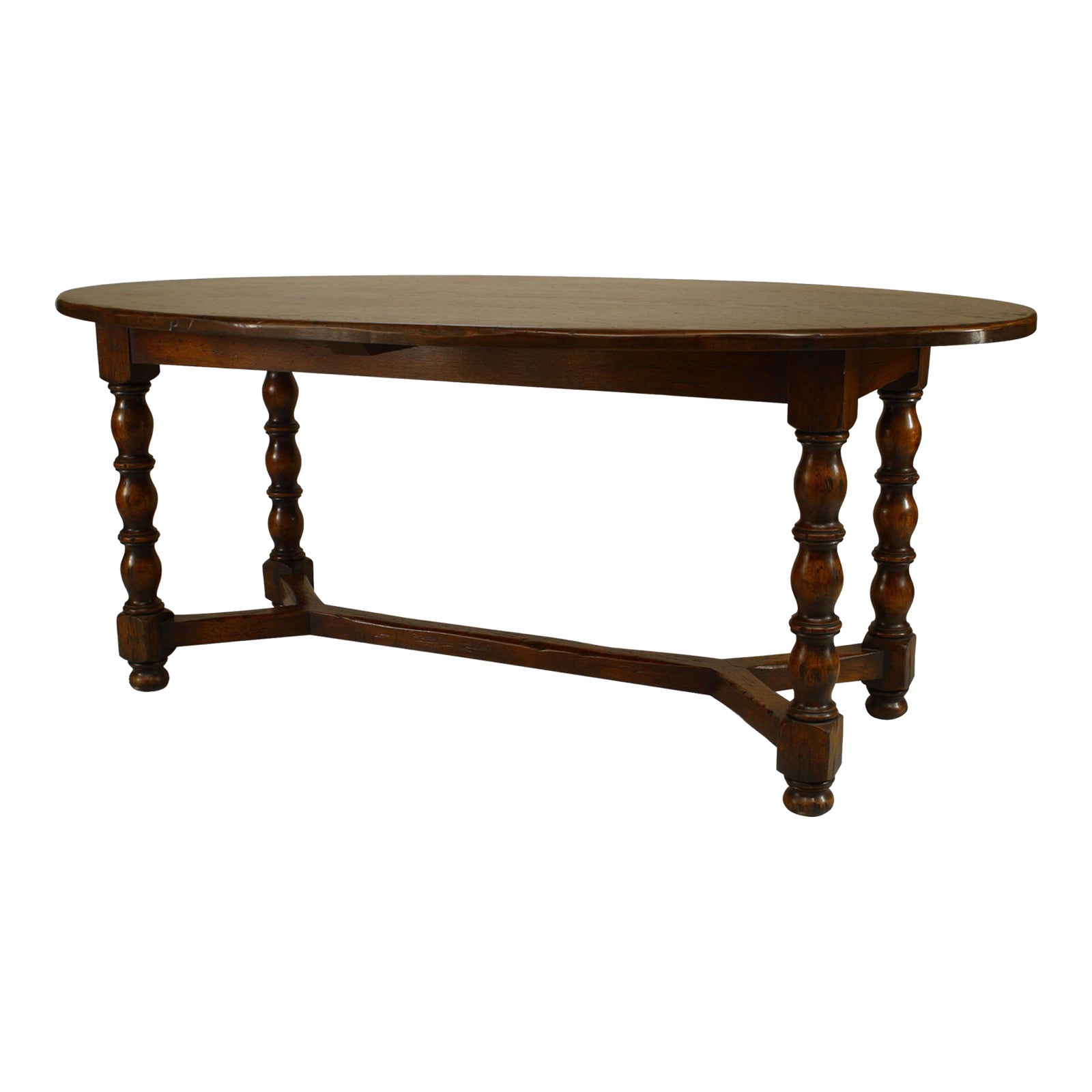 English Renaissance Style Oak Refectory Table | Chairish