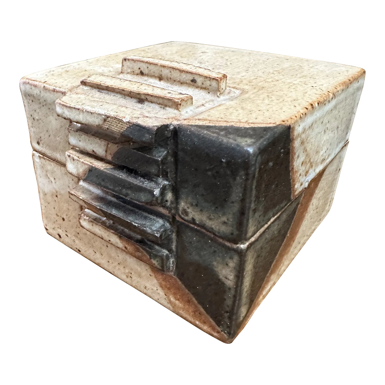 Vintage Aleen Gottlob Studio Ceramic Dresser or Counter Top Box | Chairish