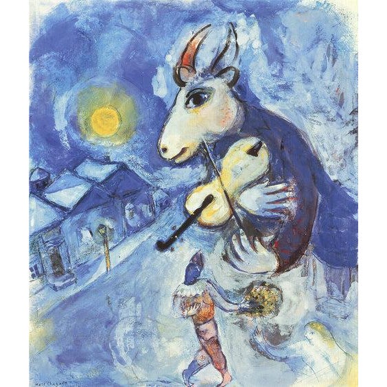 Marc Chagall the Goat of the Beaver Lake, 2007 | Chairish