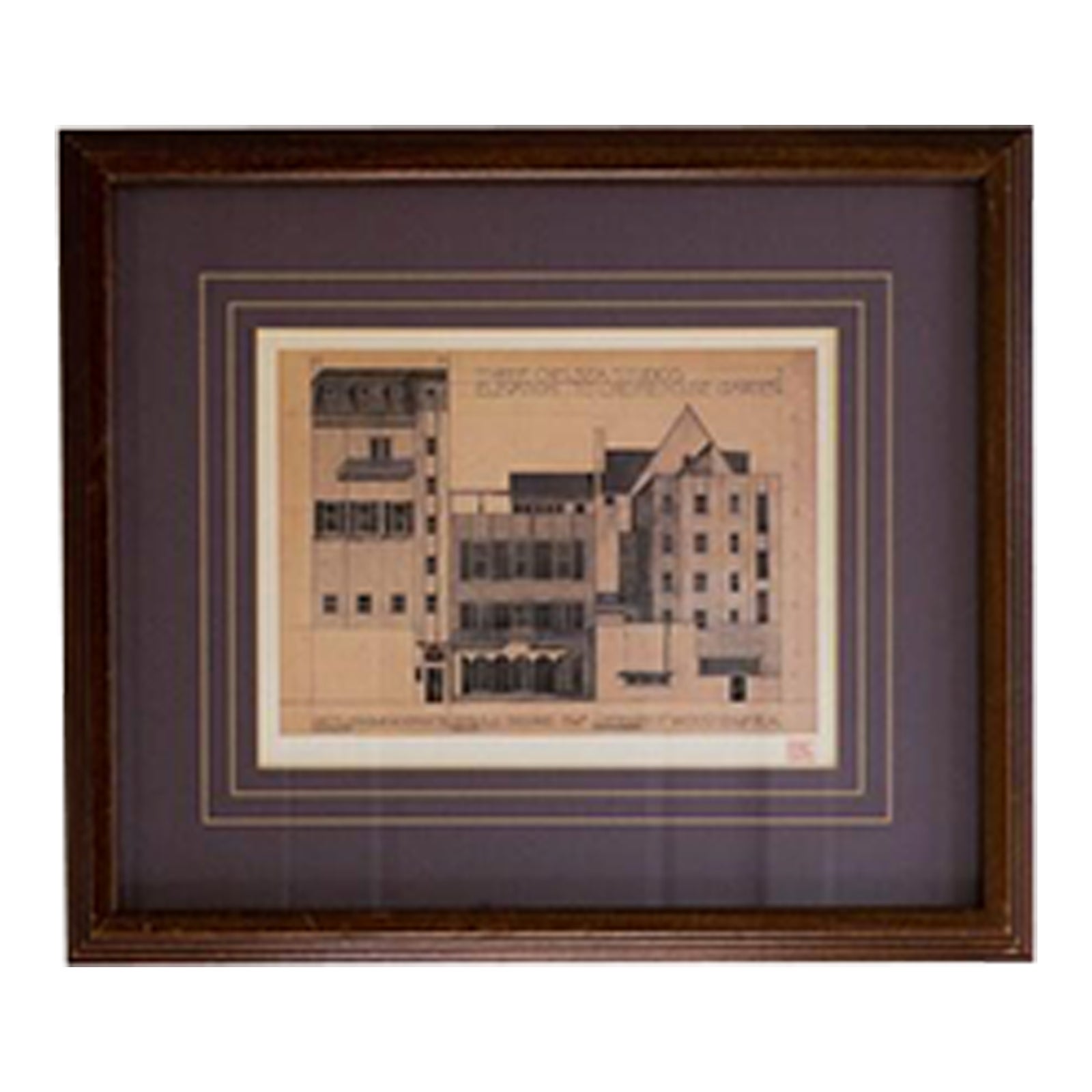 1980s Chelsea Studios Sketch Print by Charles Rennie Mackintosh, Framed ...