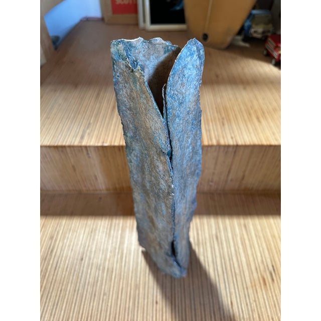 2000s Jeniffer Gale Allred Free Standing Studio Ceramic Vessel | Chairish