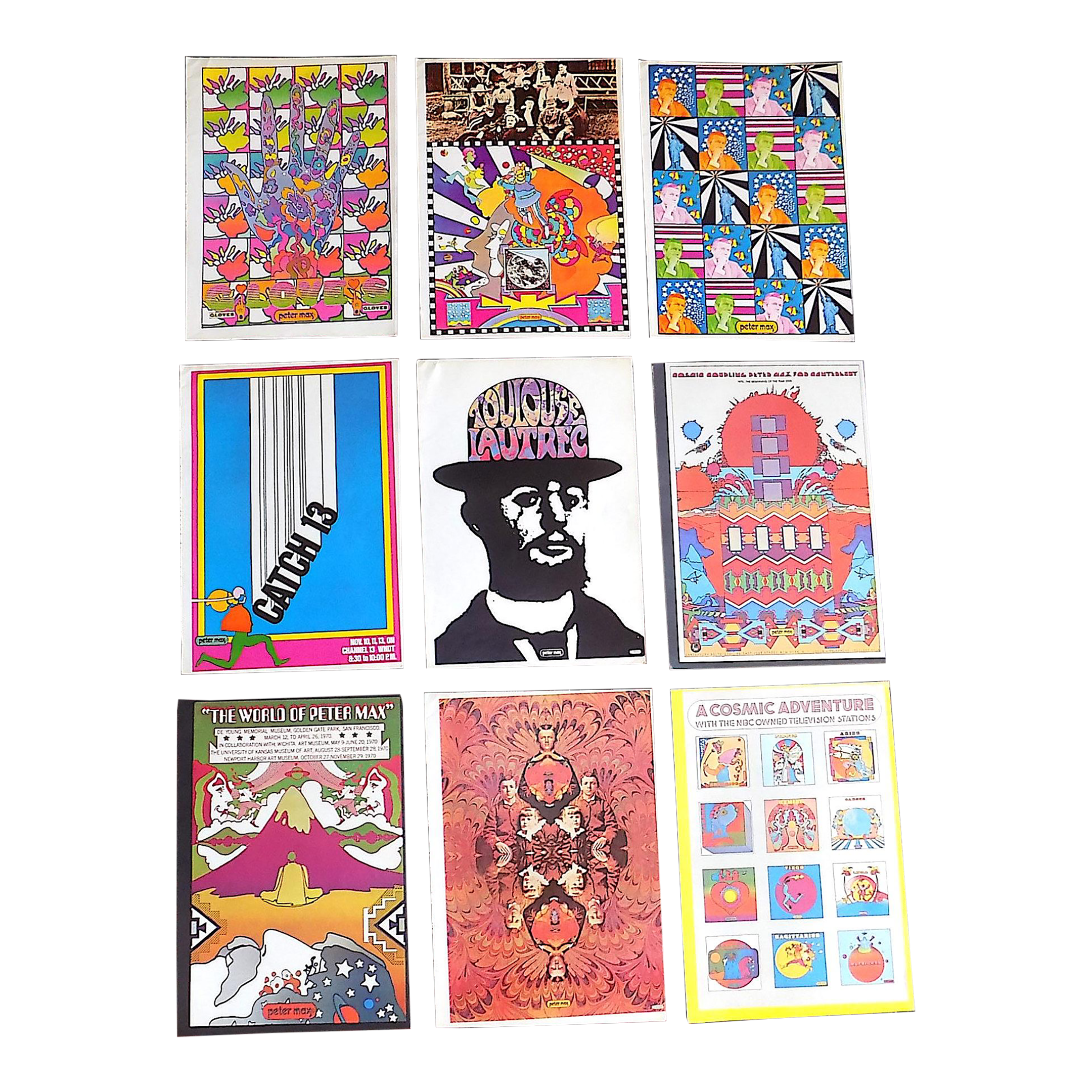 peter max signed posters