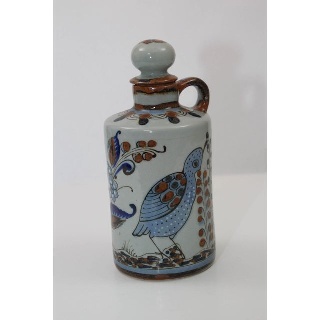 Ken Edwards Signed El Palomar Tonala Mexico Art Pottery Bottle With ...