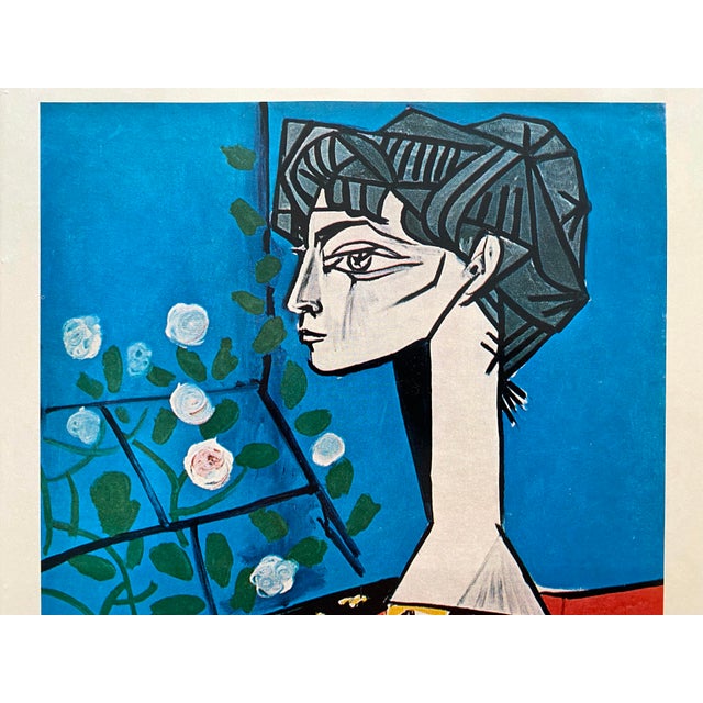 Pablo Picasso Vintage 1969 Modernist Lithograph Print " Portrait of ...