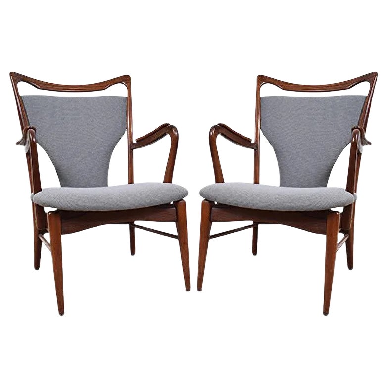 Set of Vintage Easy Chairs | Chairish