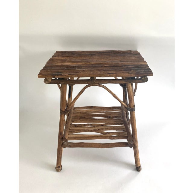 Artisan Crafted Twig Table | Chairish
