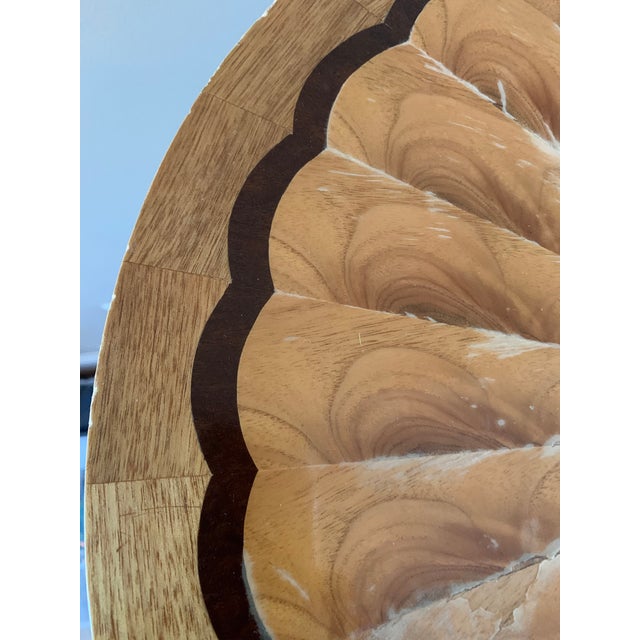 Vintage Butternut Wood Tilt Top Tall Table | Chairish
