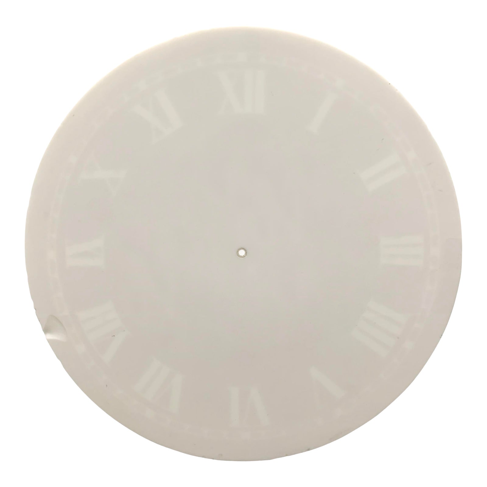 Large 19th Century Glass Clock Face | Chairish