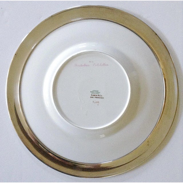 Spode Plate With Shreve Sterling Rim | Chairish