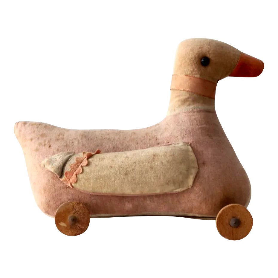 Victorian Toy Duck | Chairish