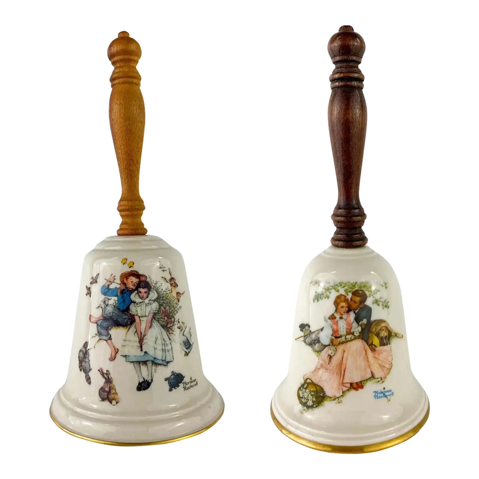 1975 Gotham Love Harmony Bells, Set of 2 | Chairish