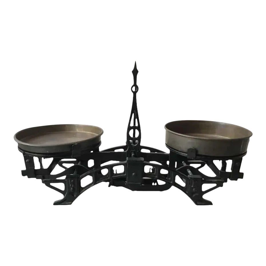 1880s Iron And Brass Balancing Scale | Chairish