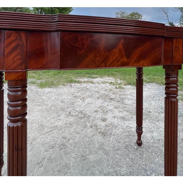 Antique Federal Mahogany Sheraton Card Table Circa 1820’s | Chairish
