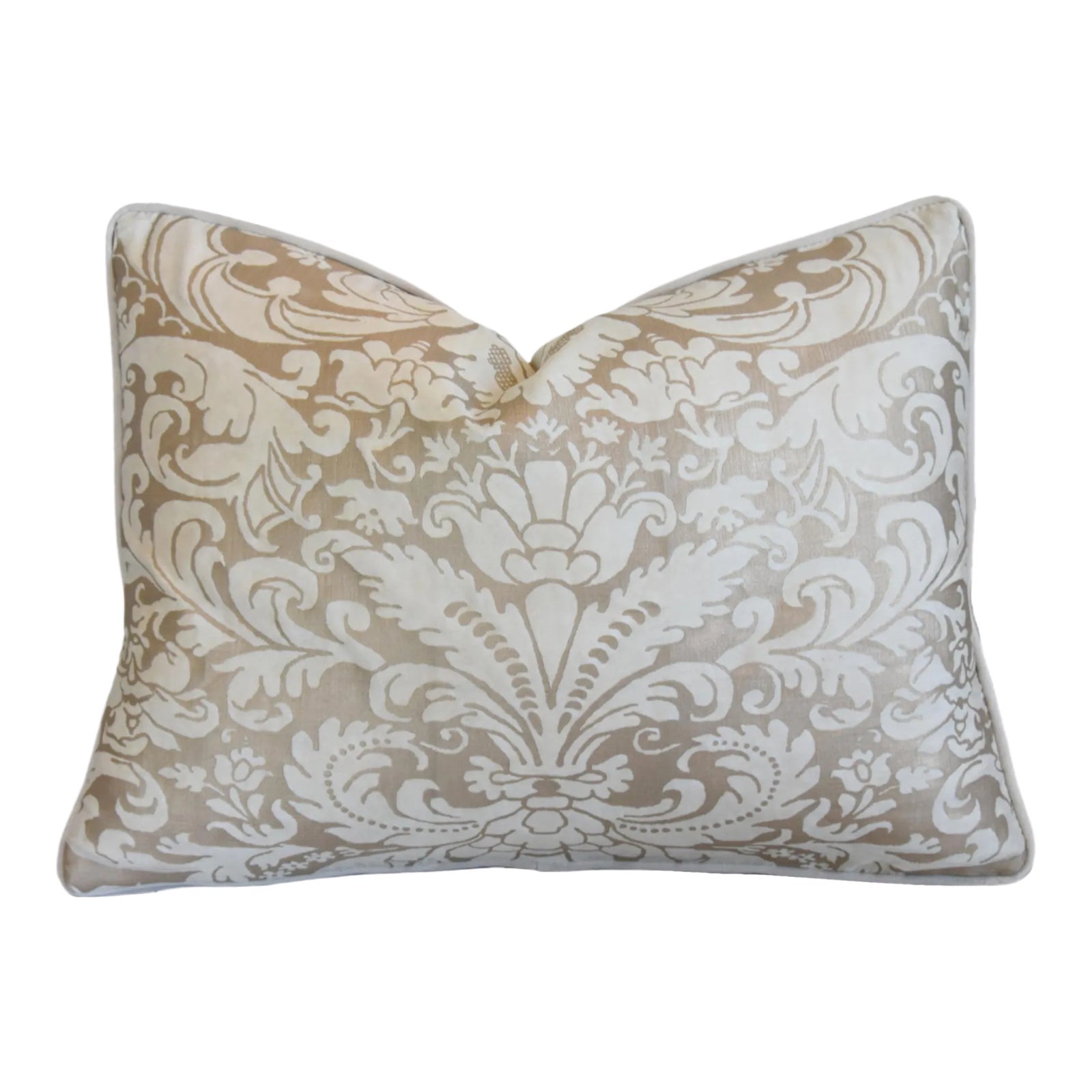 Designer Italian Mariano Fortuny Caravaggio Feather/Down Pillow 23” X ...