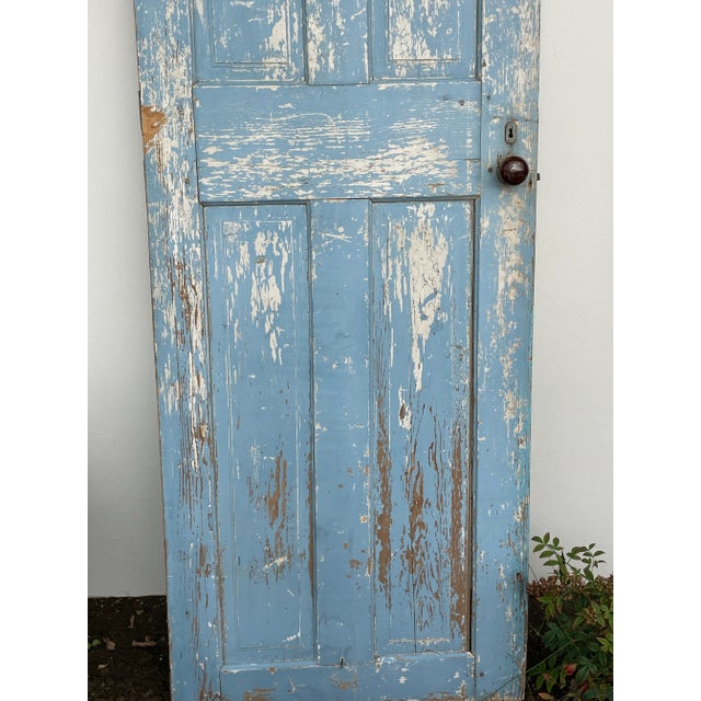 Vintage French Country Blue Door ~ Interior Rustic Distressed Farmhouse ...