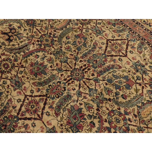 Antique Persian Dorokhsh Rug - 9' x 12'4" | Chairish