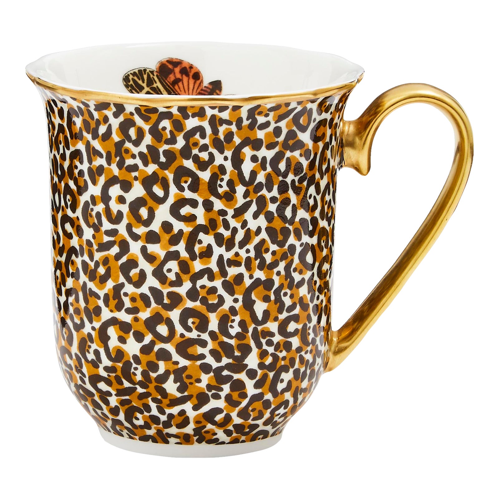 Spode Creatures Of Curiosity Mug 12 oz., Leopard | Chairish