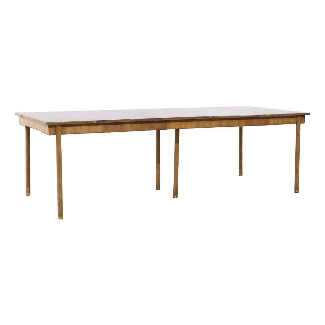 Widdicomb Mid Century Bleached Mahogany Expanding Console Dining Table ...
